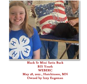 Winner’s Spotlight | American Satin Rabbit Breeders Association